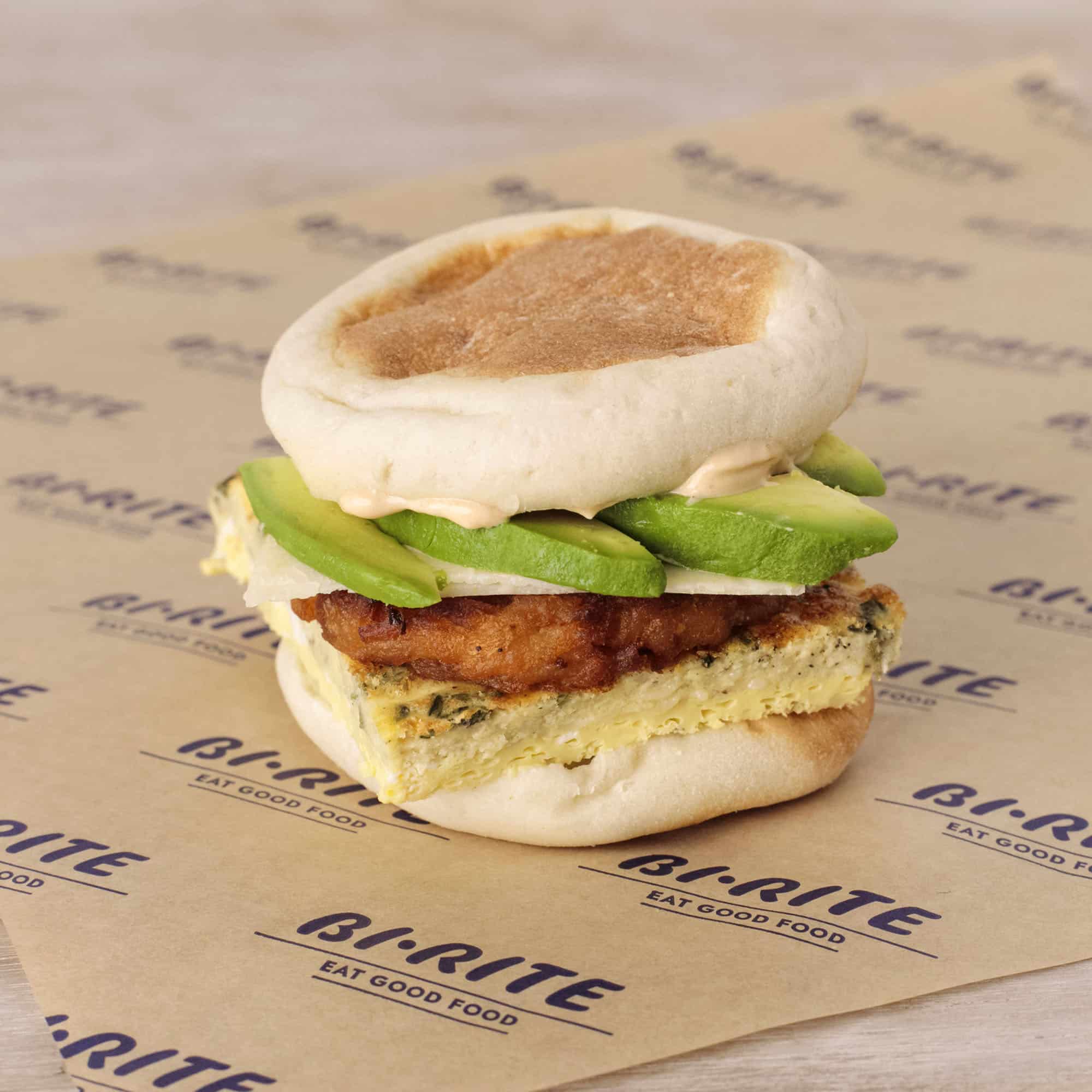 Latke, Egg & Cheddar Sandwich with Avocado | Bi-Rite